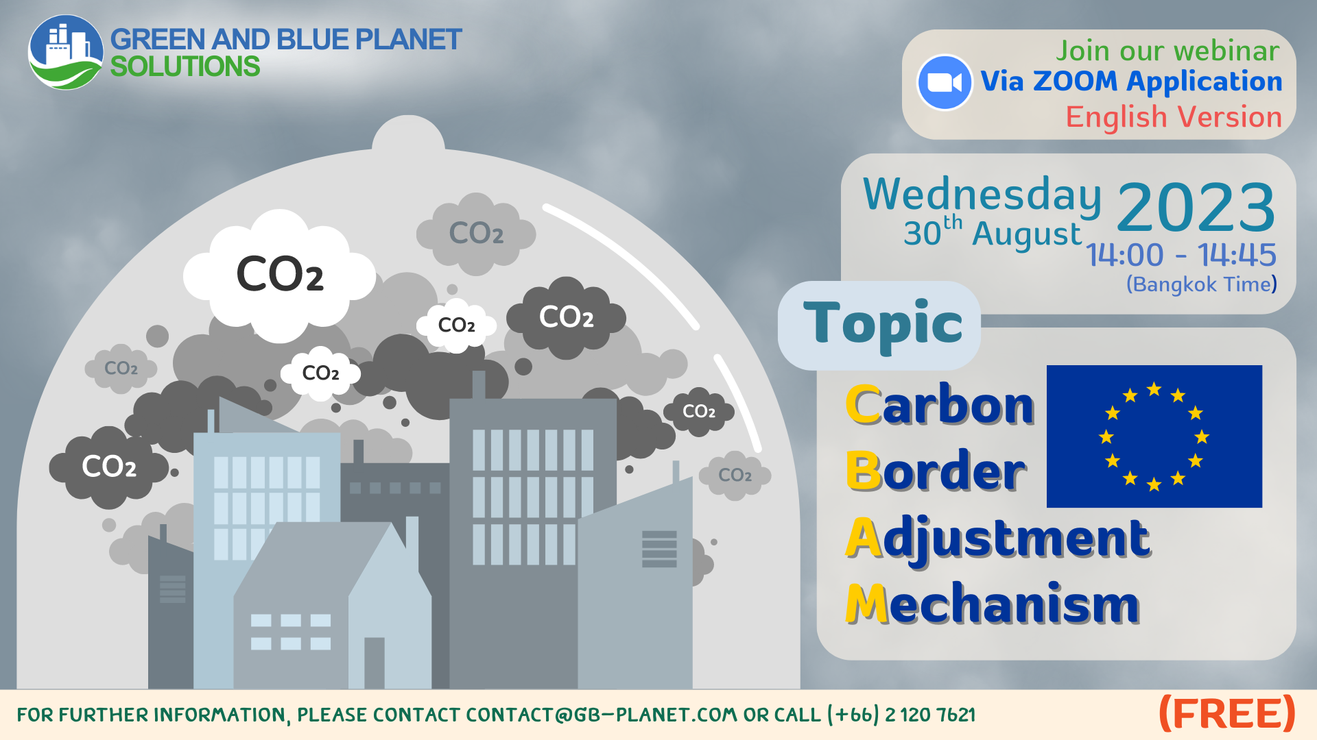 การจัดสัมมนาออนไลน์ เรื่อง Carbon Border Adjustment Mechanism (CBAM ...